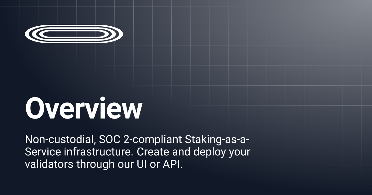 Overview | Staking Overview | Staking