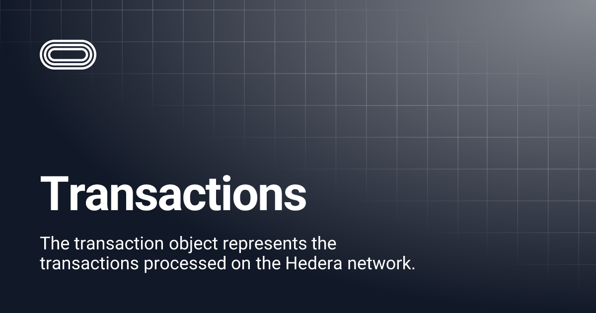 Transactions | Validation Cloud
