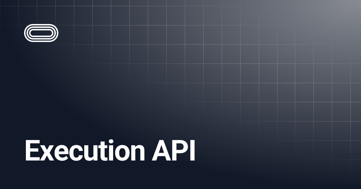 Execution API | Validation Cloud