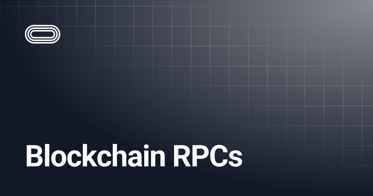 Blockchain RPCs | Validation Cloud